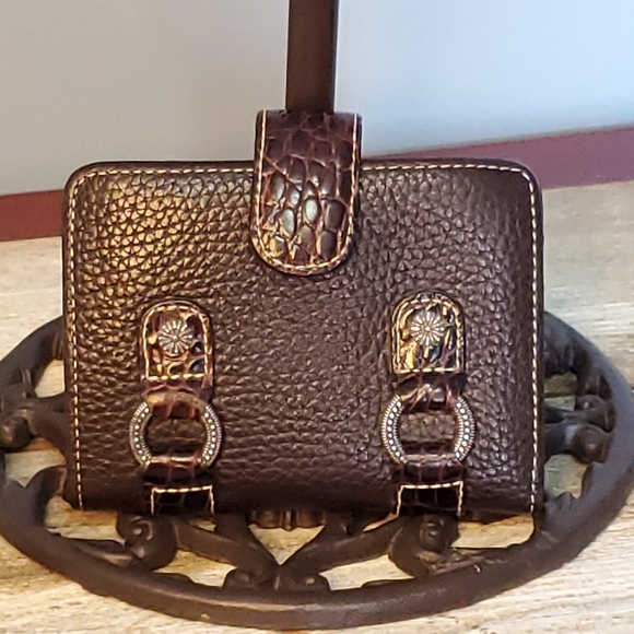 Brighton | Bags | Brighton Wallet Small With Coin Section Brown Leather ...